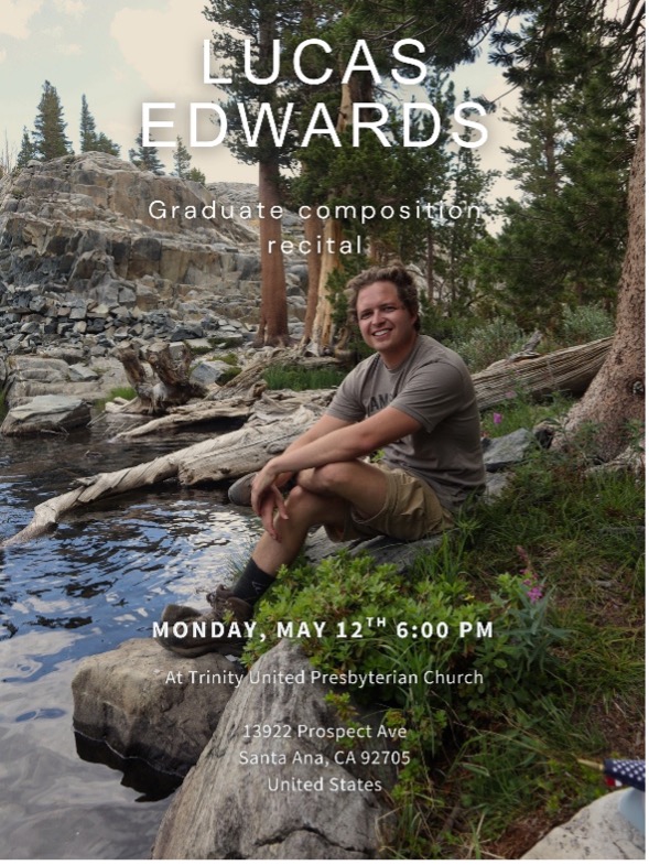 Congratulations to Long Beach Camerata Singers Choral Scholar, Lucas ...